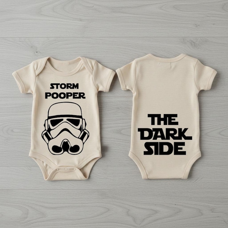 Storm Pooper Baby Bodysuit: Funny Dark Side Star Wars Onesie - Etsy