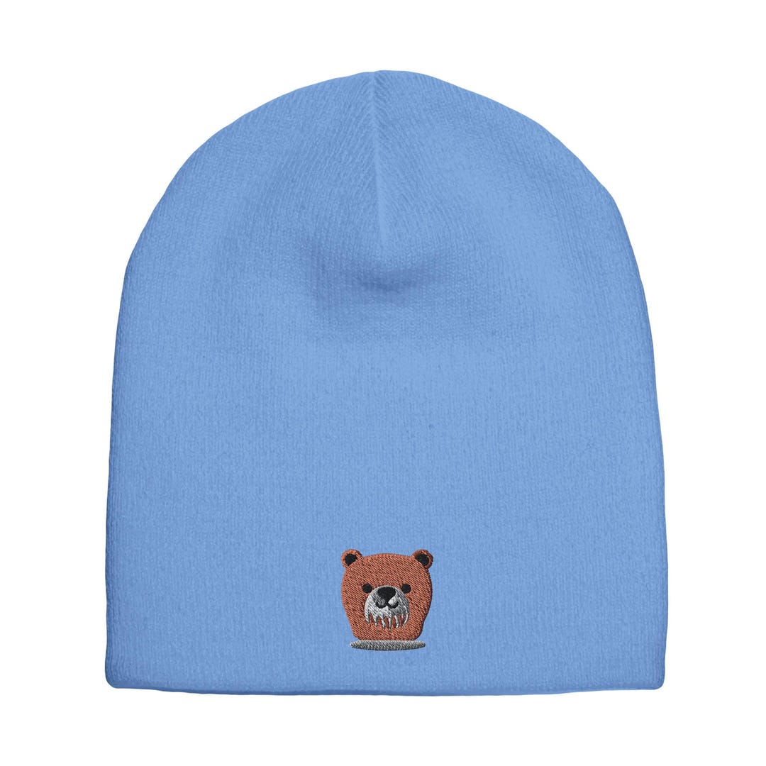 Personalized Beaver Adult Knit Beanie - Cozy Yupoong 1500 With Custom ...