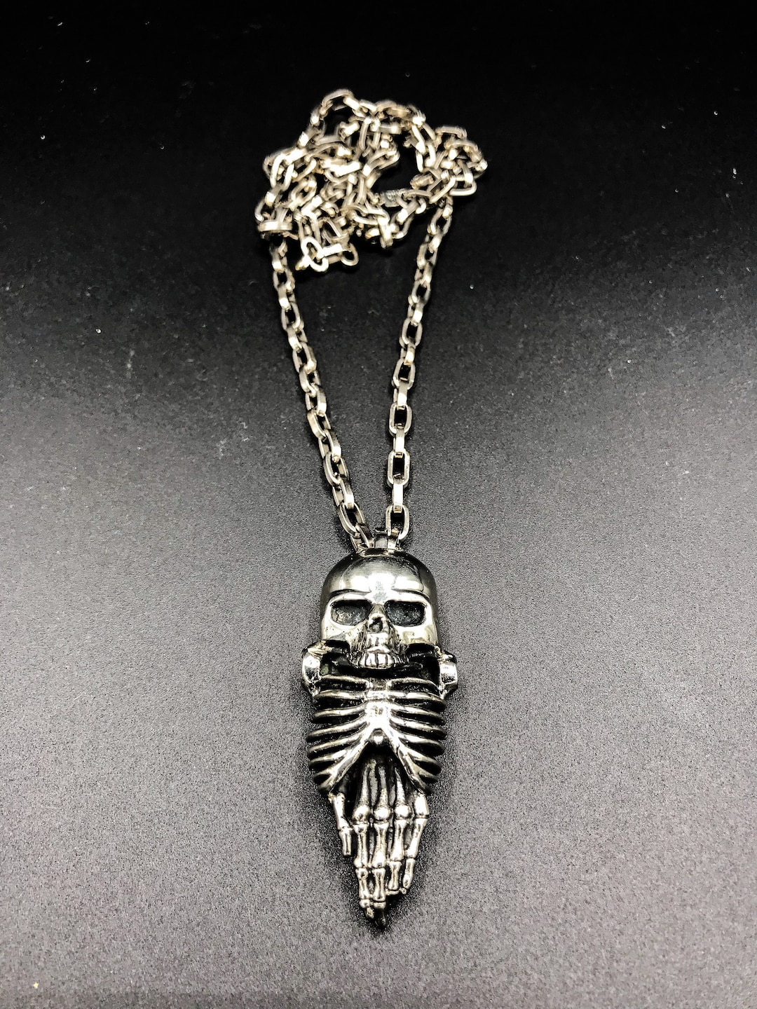 Mutation Skull Sculpture Necklace - Etsy