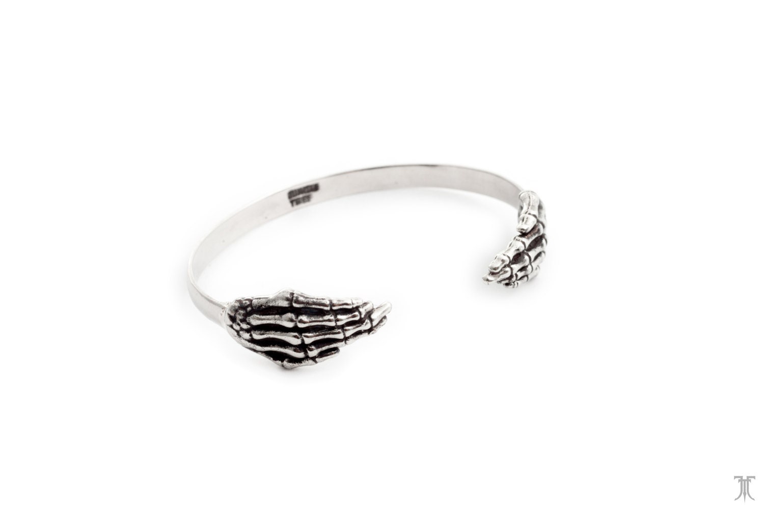 SKELETON HAND Magickal Bangle Bracelet - Etsy
