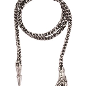 DRAGON SCALE Chain Necklace in Silver or Gold Plated - Etsy