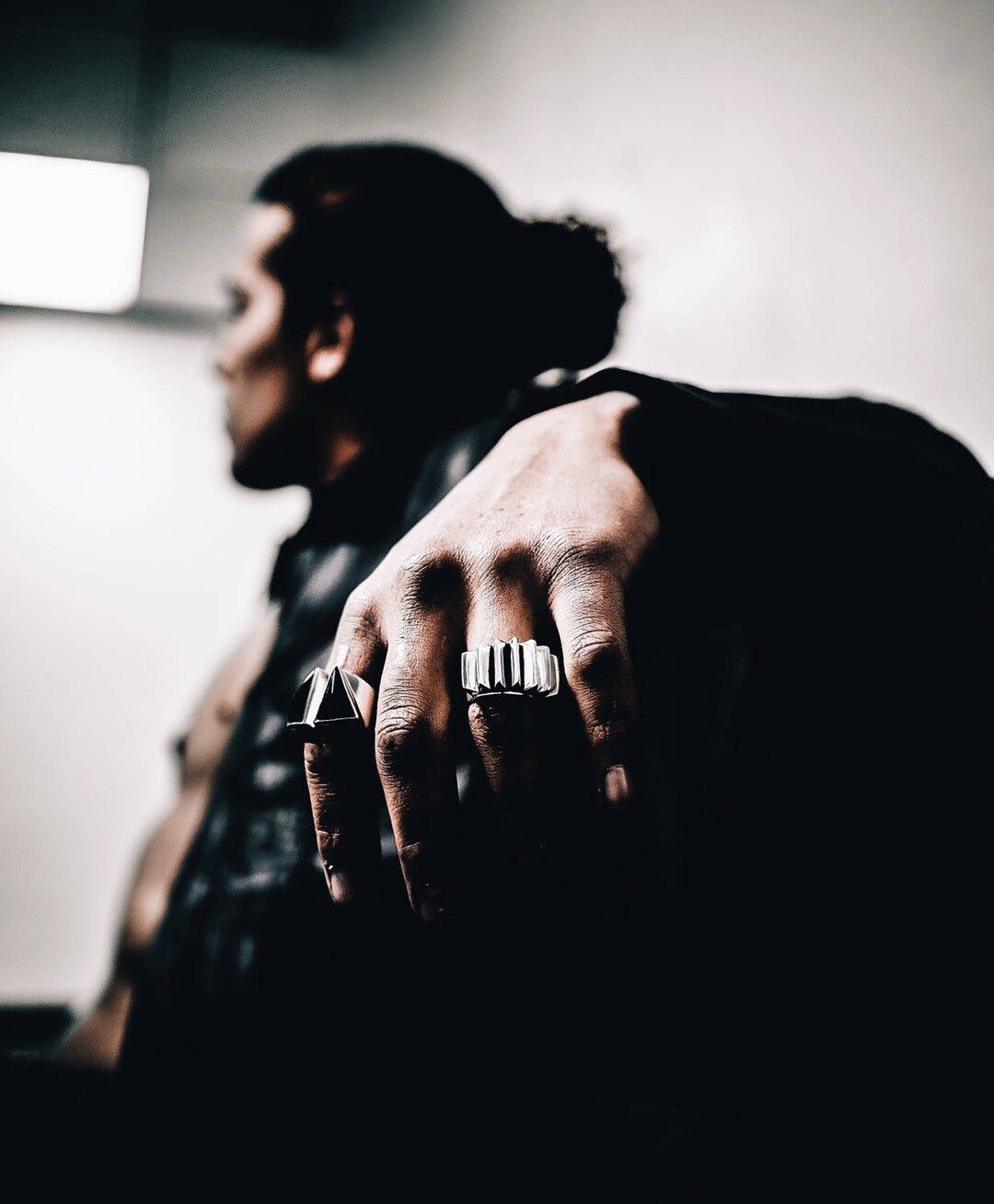 FLANGED SILVER Spiked Riot Ring - Etsy