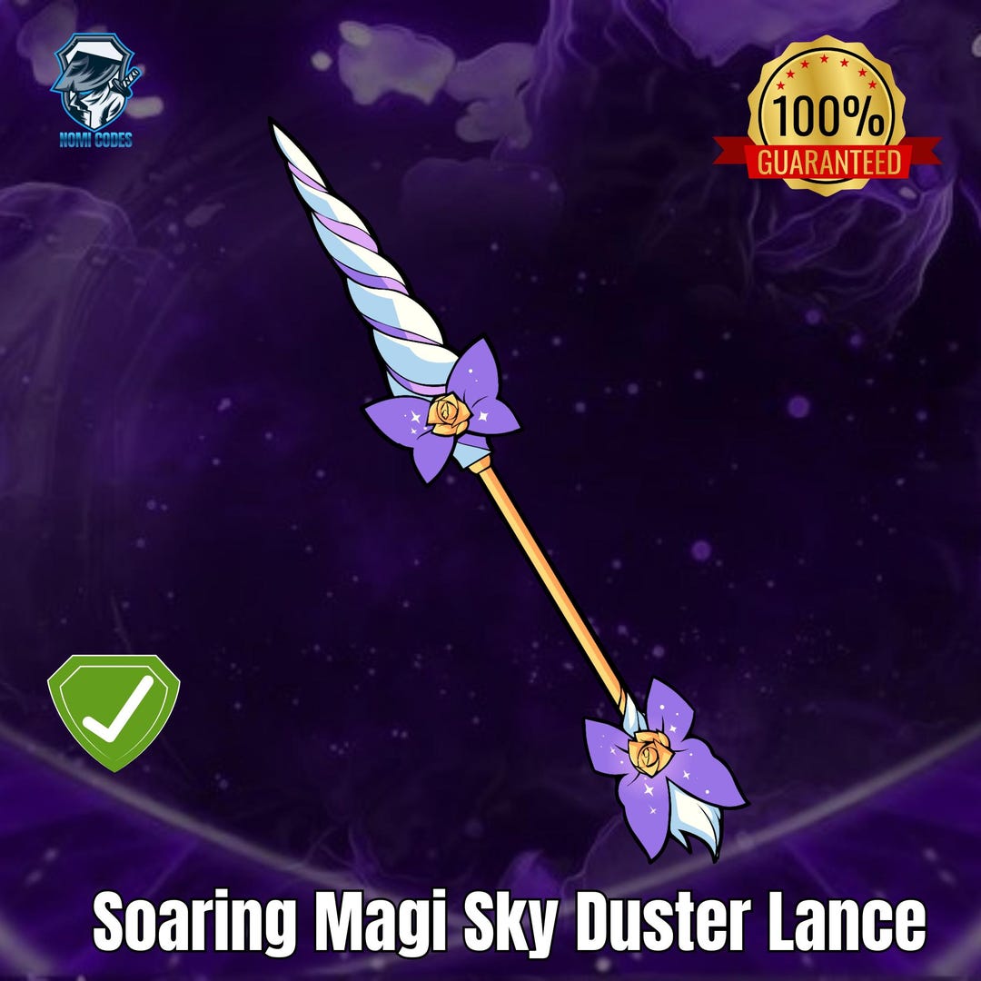 Brawlhalla Soaring Magi Lance | Sky Duster Weapon Skin | Digital ...