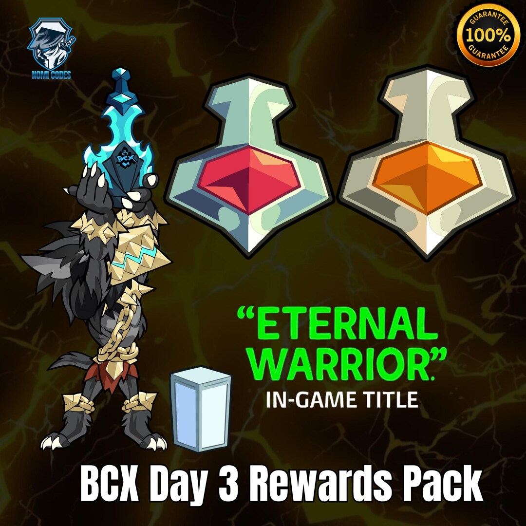 Brawlhalla – BCX Day 3 Pack | V5, V6, Title, Legendary Moment | Digital ...