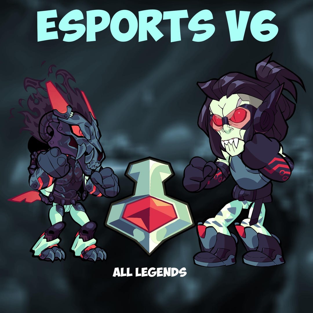 Brawlhalla - Esports V6 Colors for All Legends - Etsy