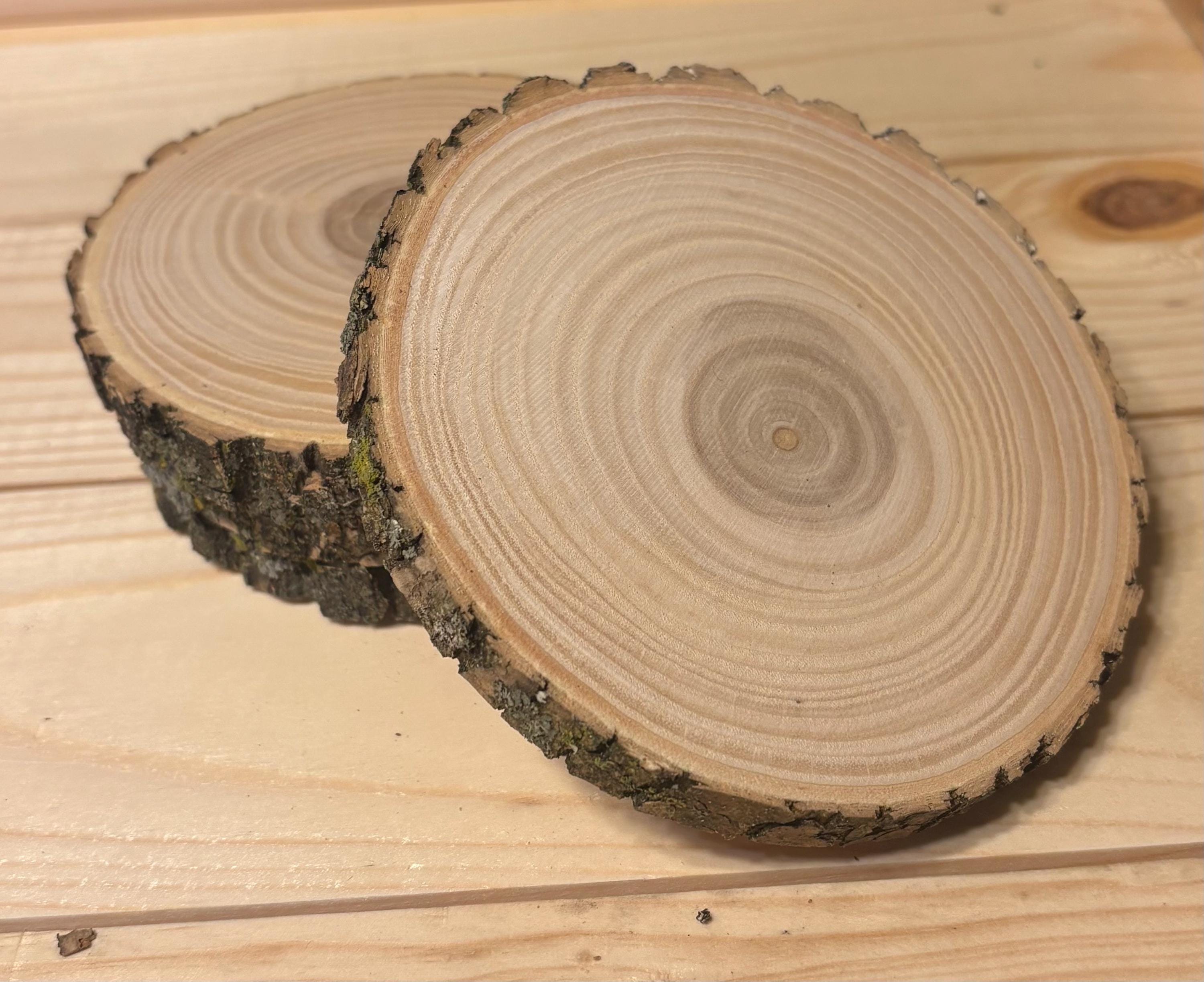 4.5” Oak Wood Slices. Oak Tree Slices. Rustic Wedding Decor. Tree ...