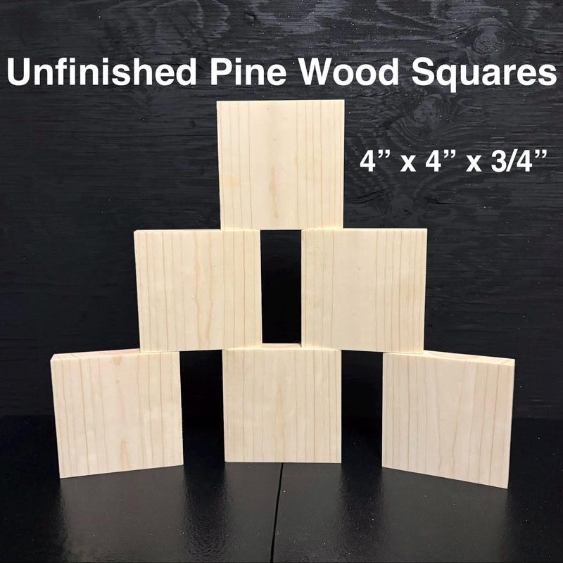 4 X4 Wood Blocks - Etsy