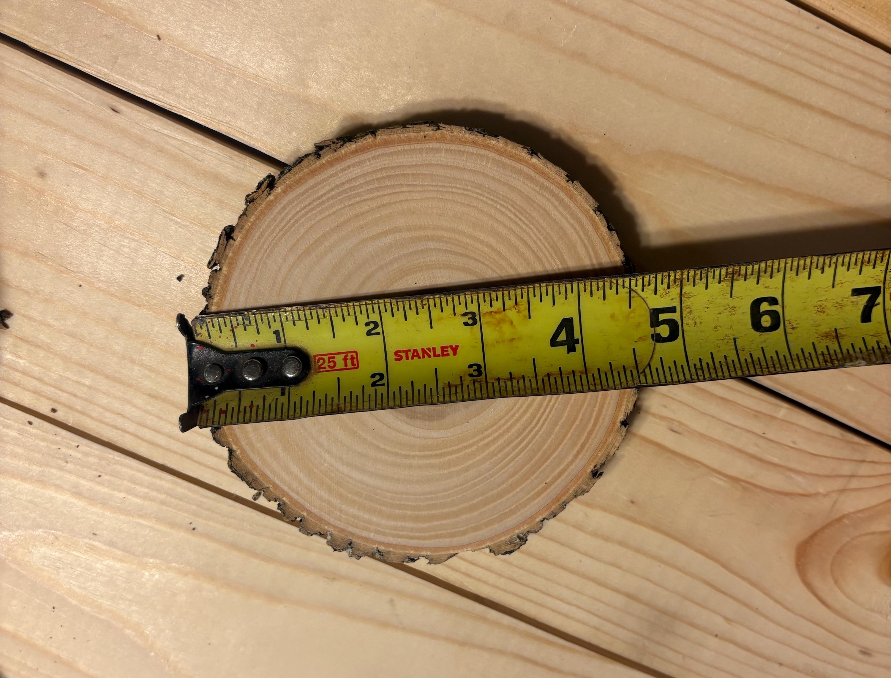 4.5” Oak Wood Slices. Oak Tree Slices. Rustic Wedding Decor. Tree ...