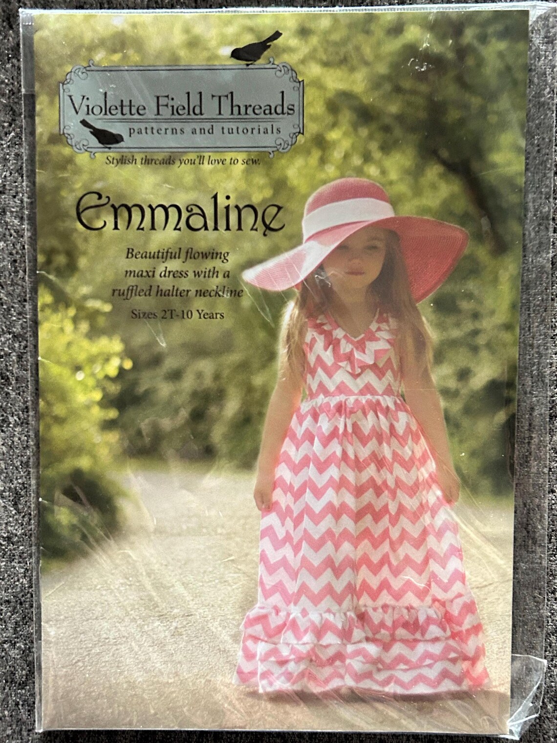 Violette Field Threads Patterns Emmaline Maxi Dress Girls Size 2t to 10 ...