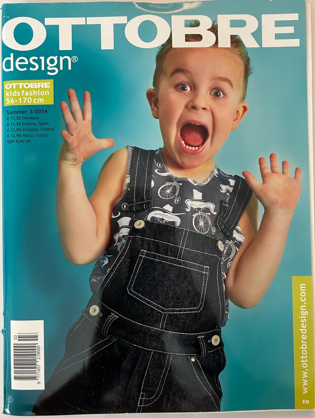 Ottobre Design Magazine. Issue 3/2014. Children’s European Sizing 56 ...