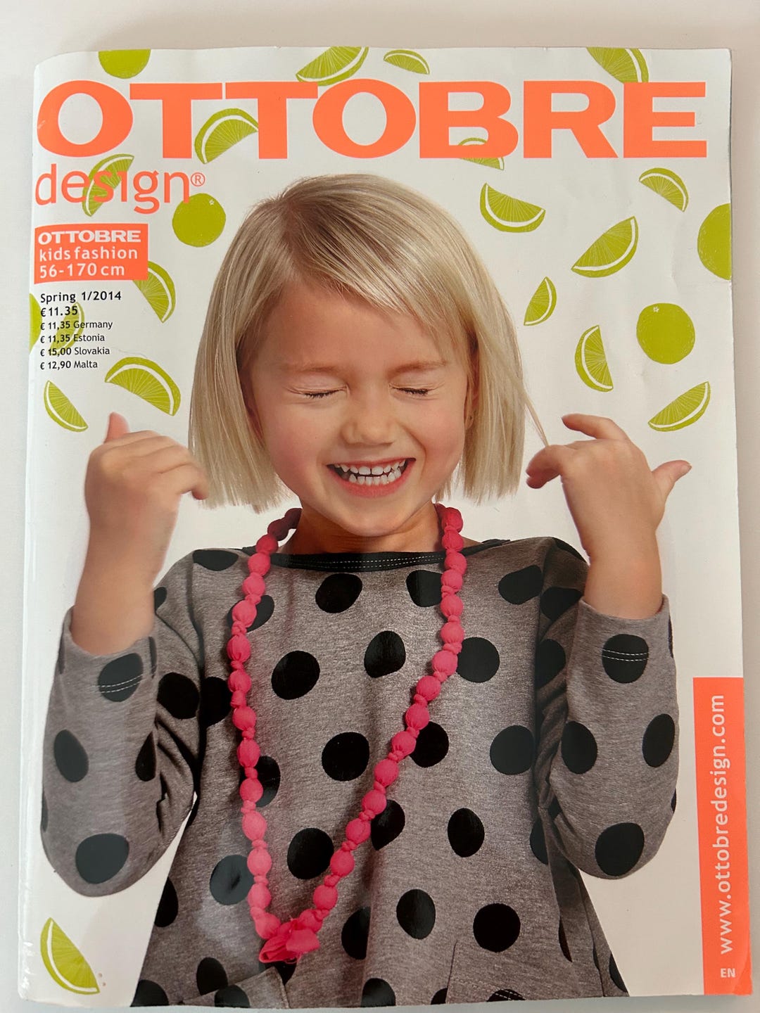 Ottobre Design Magazine. Issue 1/2014. Children’s European Sizing 56 ...