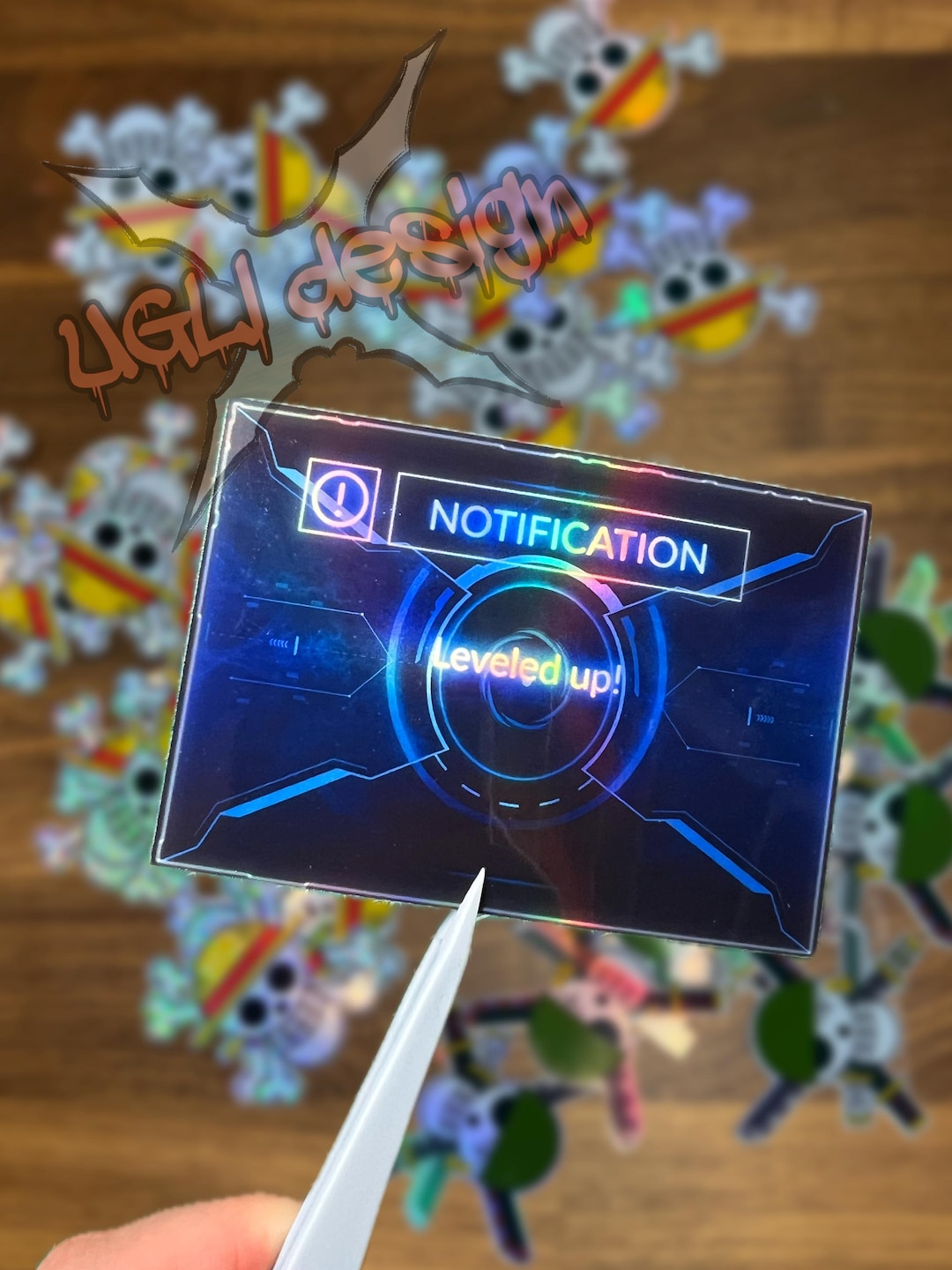 Holographic Solo Leveling Sticker - Level Up! System Notification - Etsy