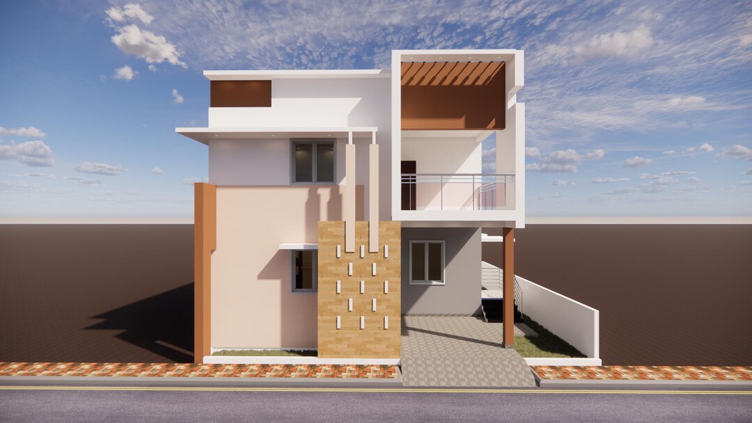 Two Storey House 34' X 36' | REVIT Model | Editable - Etsy