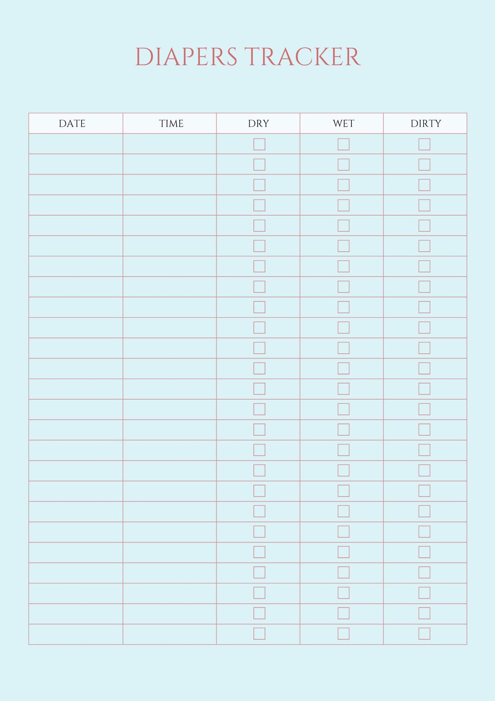 Newborn Baby Planner: Tracker Printable, Growth Chart (digital Download ...
