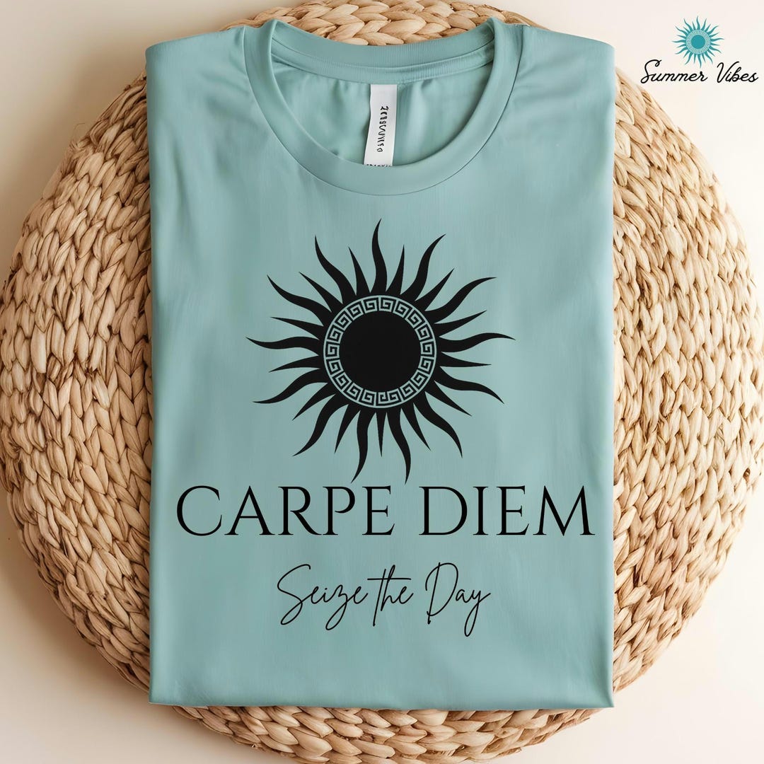 Carpe Diem PNG, Greek Sun Symbol Art, Seize the Day, Minimal Mystic ...