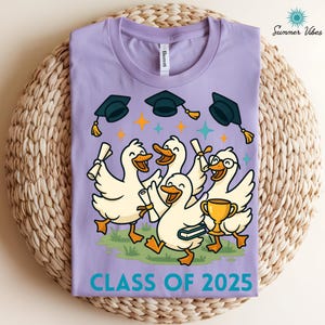 Class of 2025 Squad PNG | Funny Graduation Goose Clipart | Senior Grad ...