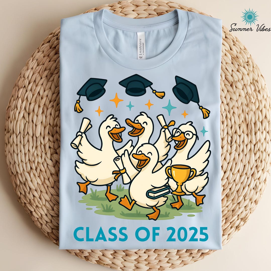 Class of 2025 Squad PNG | Funny Graduation Goose Clipart | Senior Grad ...