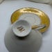 Vintage Händel Porzellanmanufaktur Yellow & Gold Porcelain Cup Saucer ...
