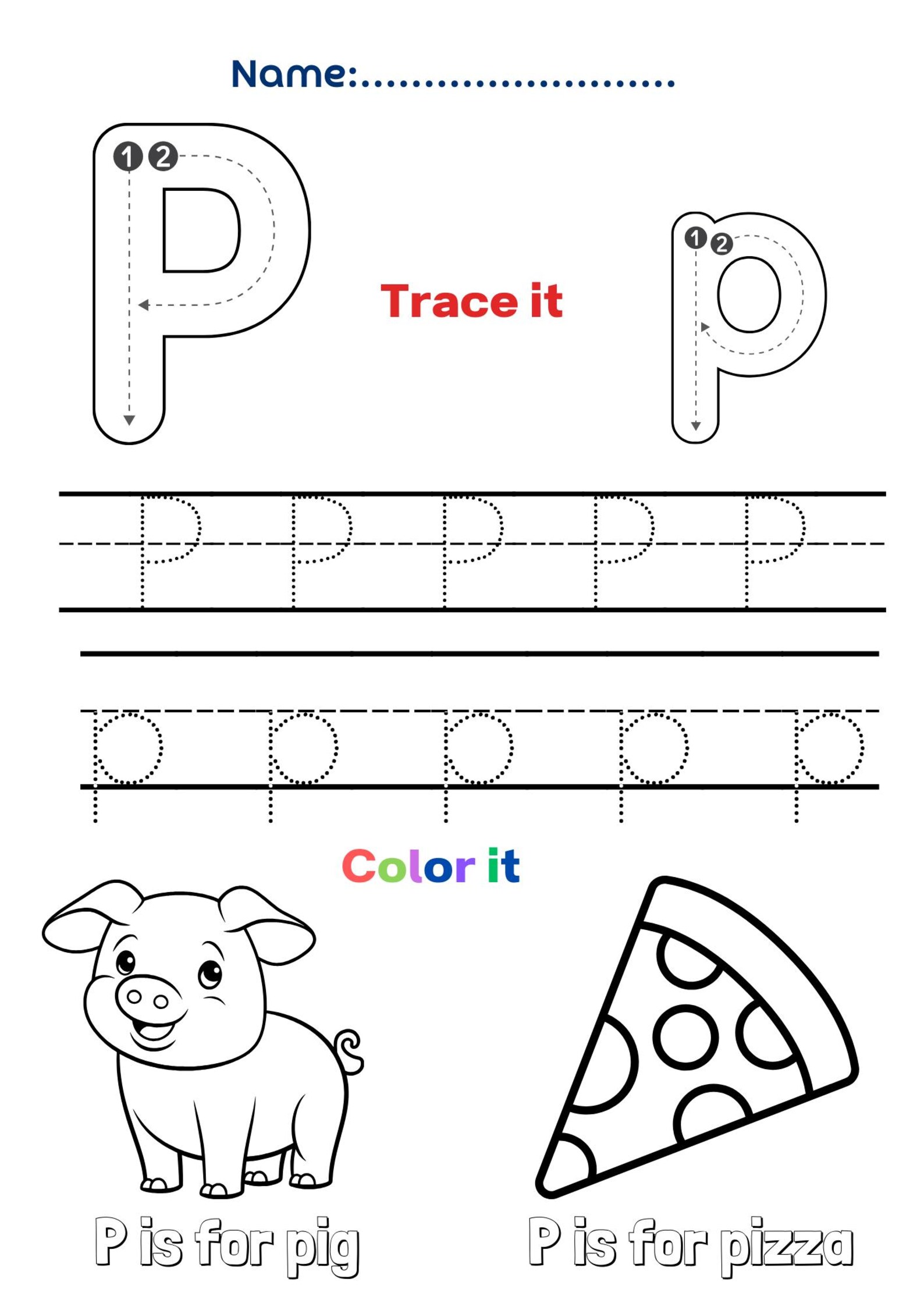 Printable Alphabet Tracing Pages, Uppercase and Lowercase Letters ...