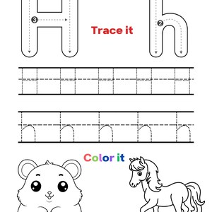 Printable Alphabet Tracing Pages, Uppercase and Lowercase Letters ...