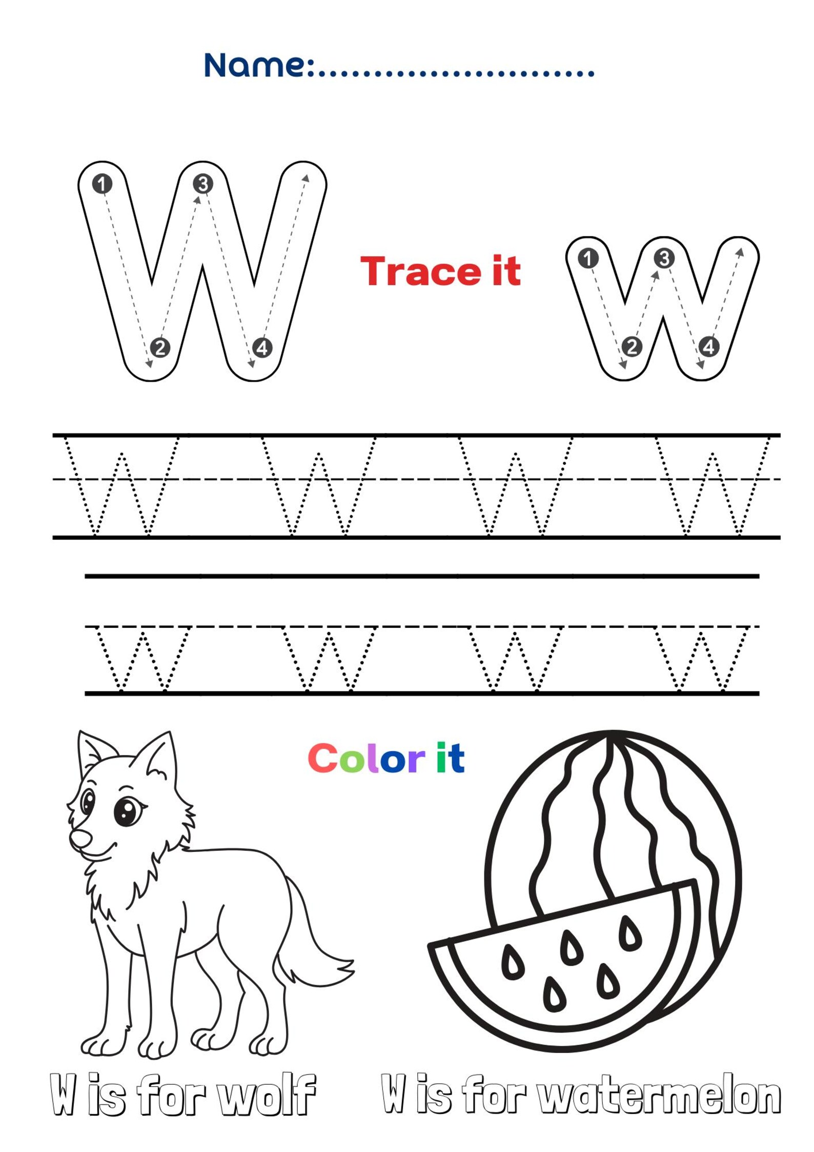 Printable Alphabet Tracing Pages, Uppercase and Lowercase Letters ...
