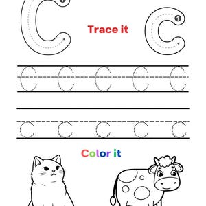 Printable Alphabet Tracing Pages, Uppercase and Lowercase Letters ...
