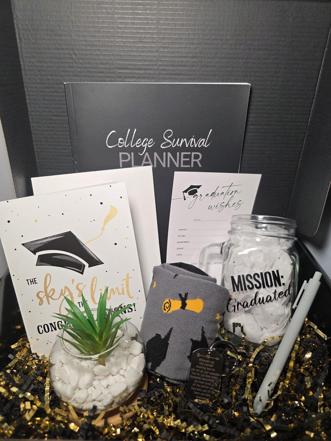For the Journey Ahead - Graduation Bliss Box | College Survival Kit ...