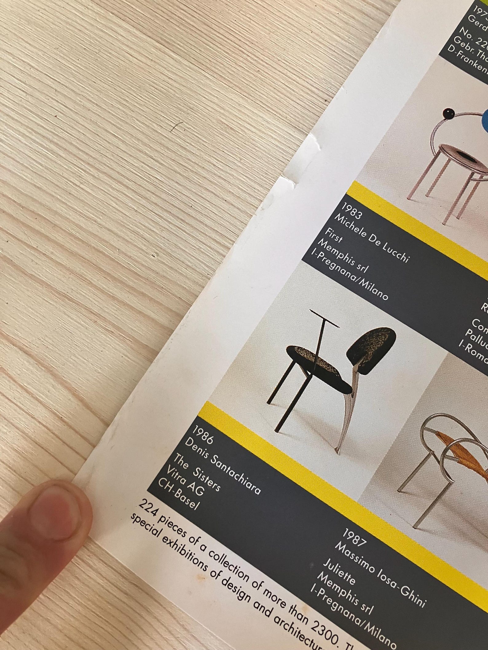 Vitra Design Museum Chair Collection Poster | Vintage Modernist Art ...