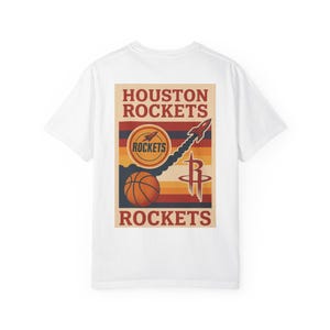 Retro Houston Rockets Digital Print | Vintage NBA Wall Art Poster - Etsy