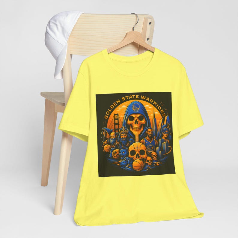 Golden State Warriors Skull T-shirt: NBA Basketball Fan Gift (digital ...