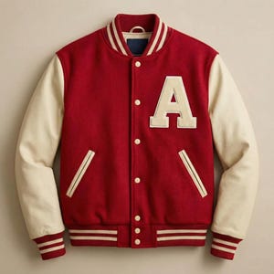 Retro Wool Bomber - Letterman Varsity Jacket | Unisex Vintage Style - Etsy