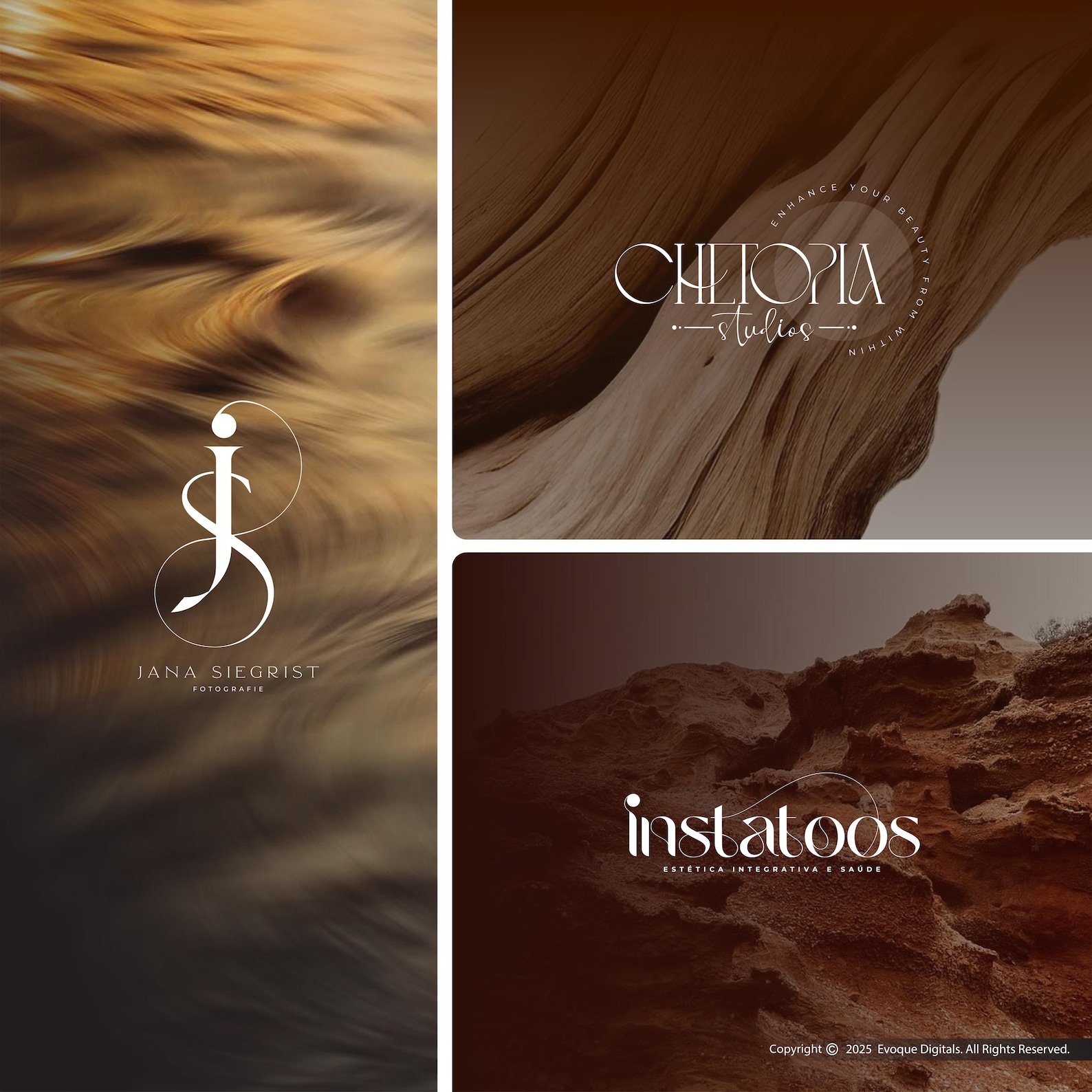 Custom Text Logo Design | Luxury Minimalist Wordmark Logo | Elegant ...