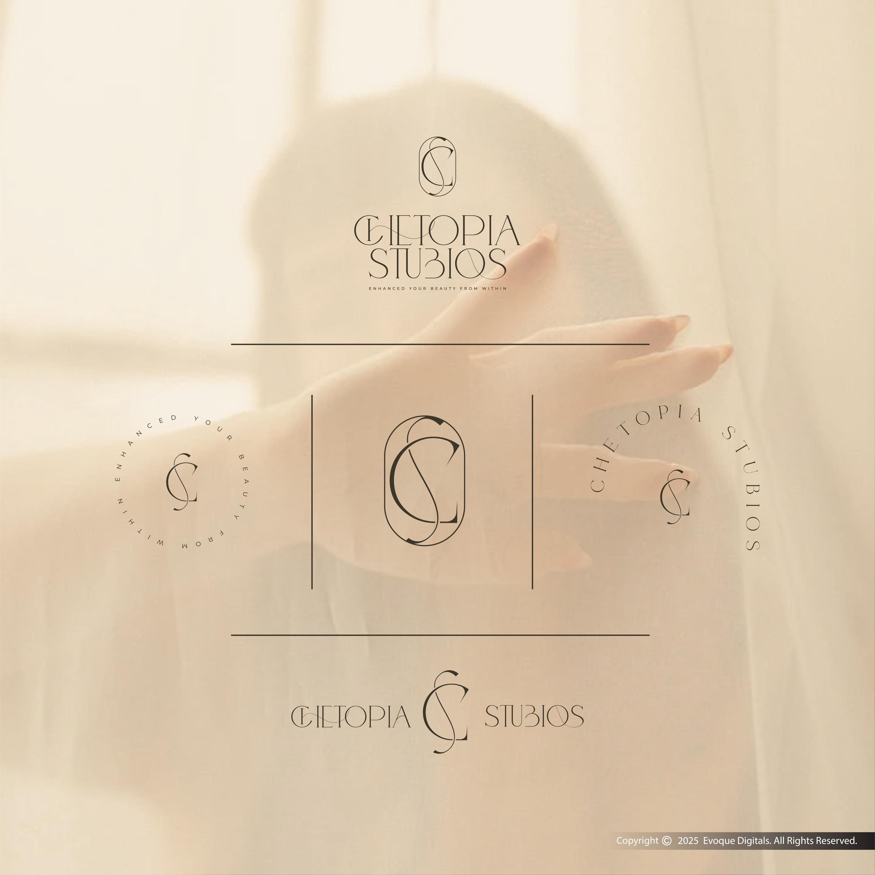 Custom Text Logo Design | Luxury Minimalist Wordmark Logo | Elegant ...