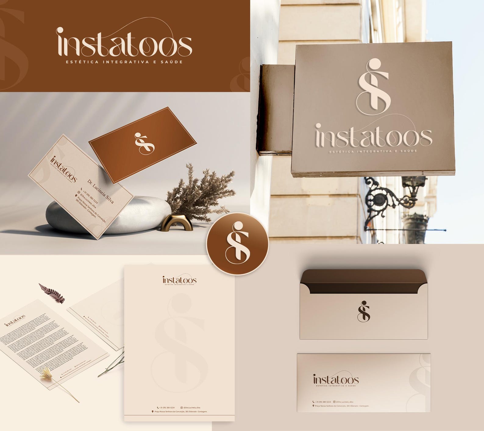 Custom Text Logo Design | Luxury Minimalist Wordmark Logo | Elegant ...