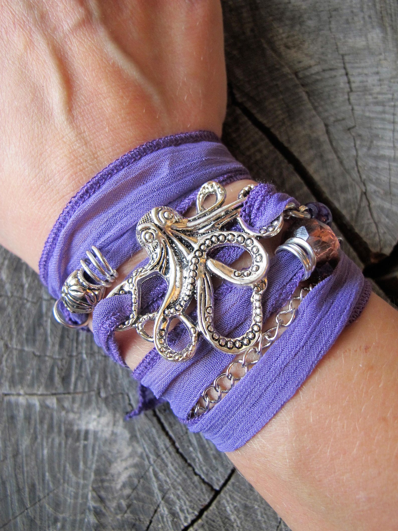 Octopus Wrap Bracelet Beach Wrap Bracelet Women's | Etsy