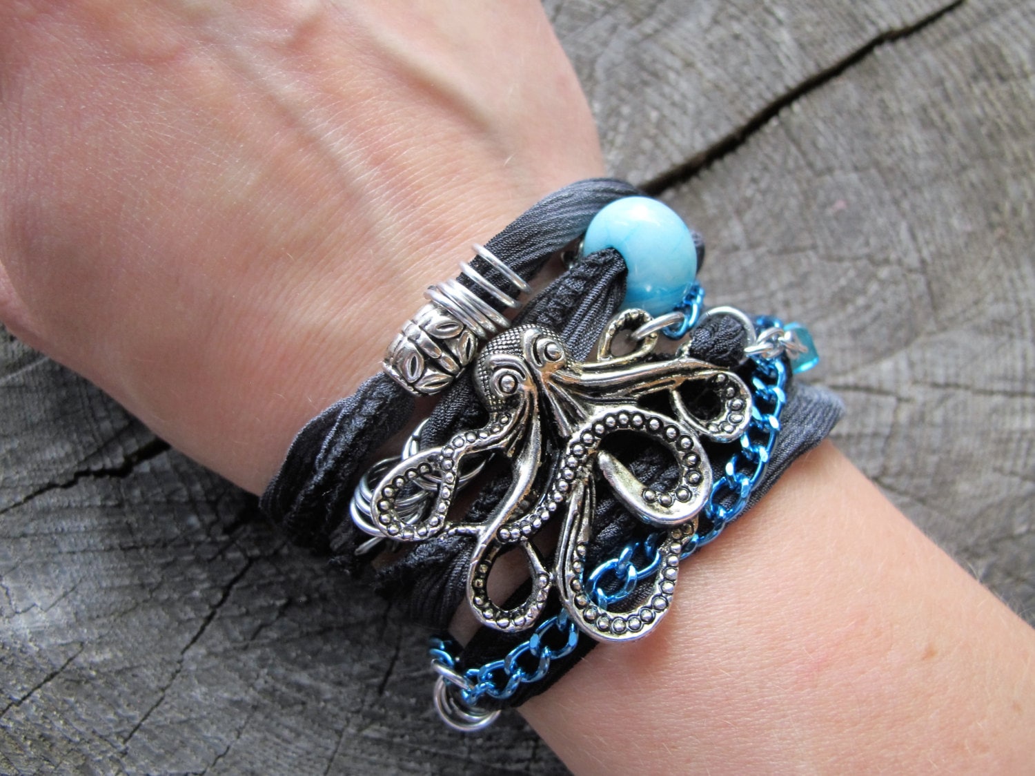 Octopus Wrap Bracelet Beach Wrap Bracelet Women's | Etsy