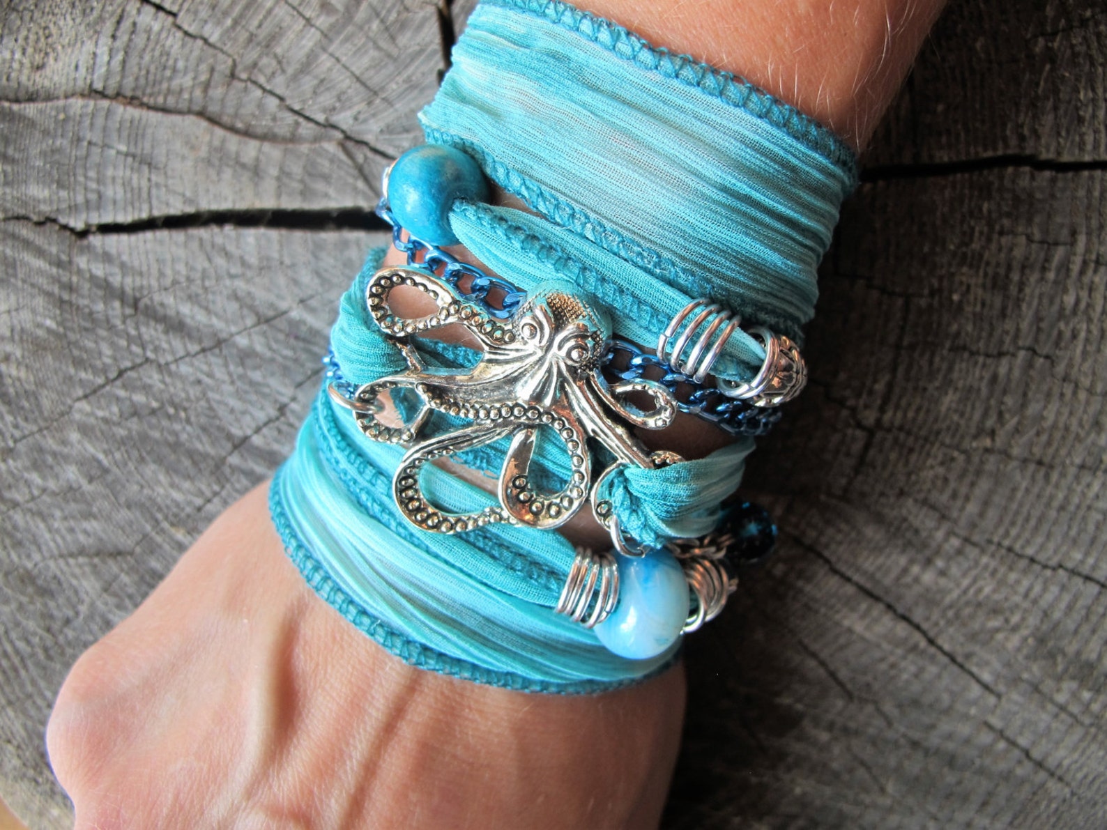Octopus Wrap Bracelet Beach Wrap Bracelet Women's - Etsy