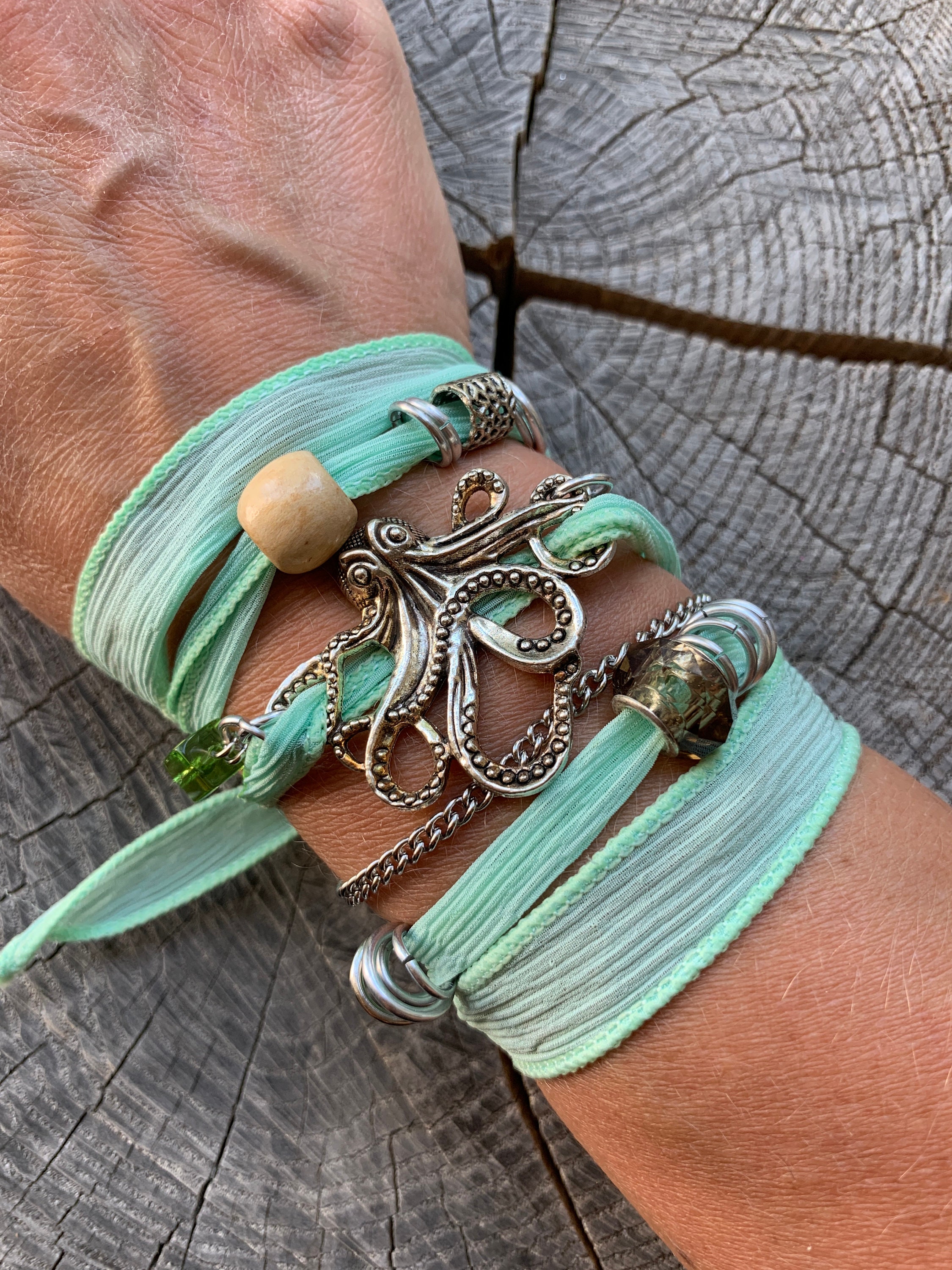 Octopus Wrap Bracelet Beach Wrap Bracelet Women's | Etsy