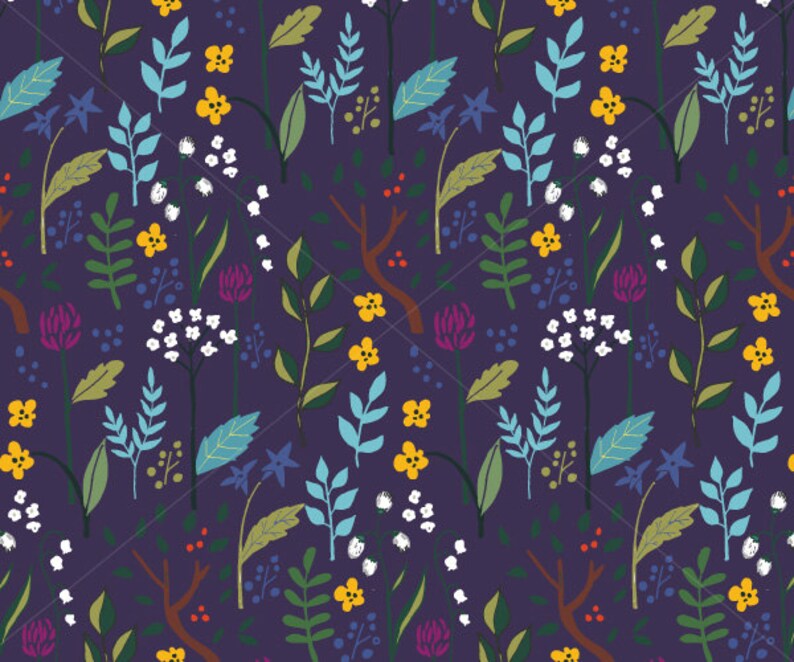 CLIP ART Mystic Forest Patterns for Commercial and Personal Use - Etsy