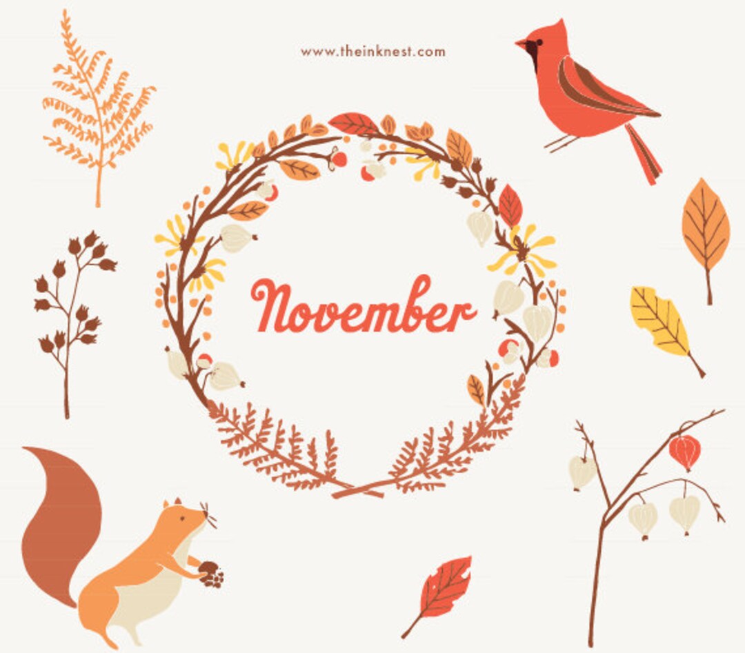 November Clip Art