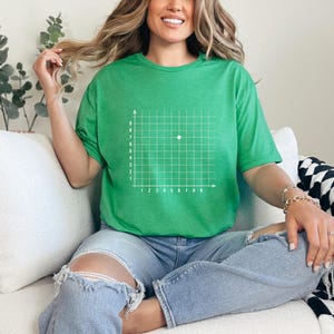 67 Funny Shirt Coordinate (6,7) Funny Math T-shirt | Math Teacher Gift ...