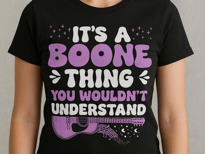 It's a Boone Thing T-shirt: Funny Family Name, Guitar Music Tee - Etsy