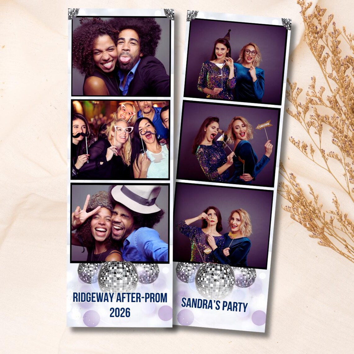 Disco Template Photo Booth Wedding Template Disco Photo Booth Template ...