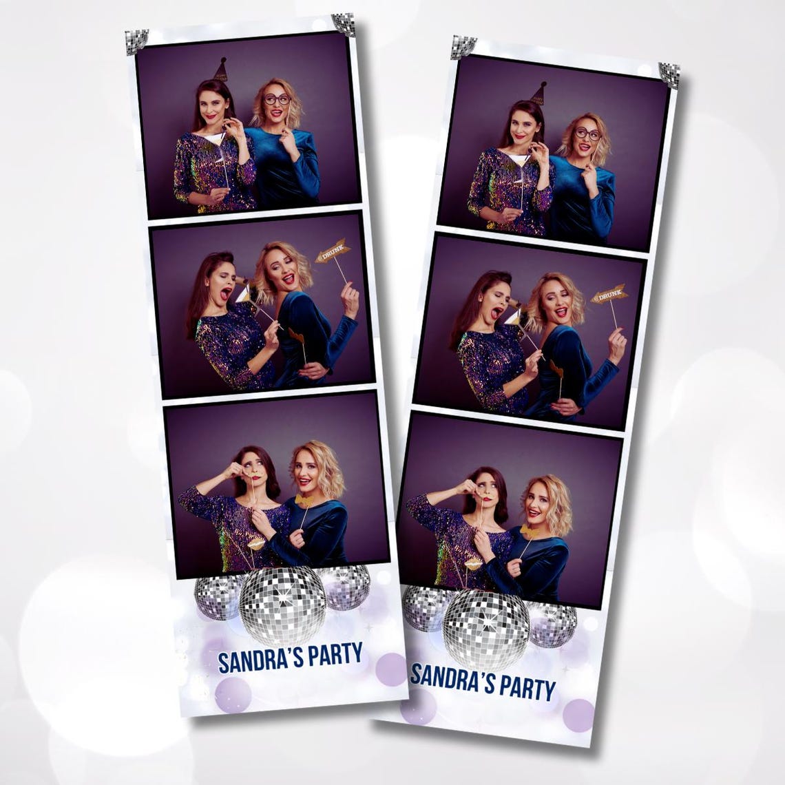 Disco Template Photo Booth Wedding Template Disco Photo Booth Template ...