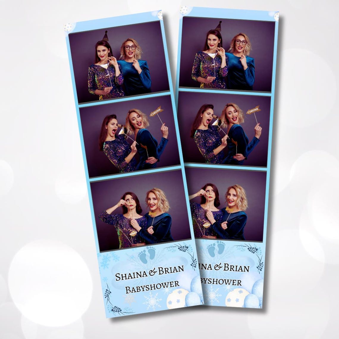 Baby Shower Photo Booth Template Baby Boy Template Baby Template Custom ...