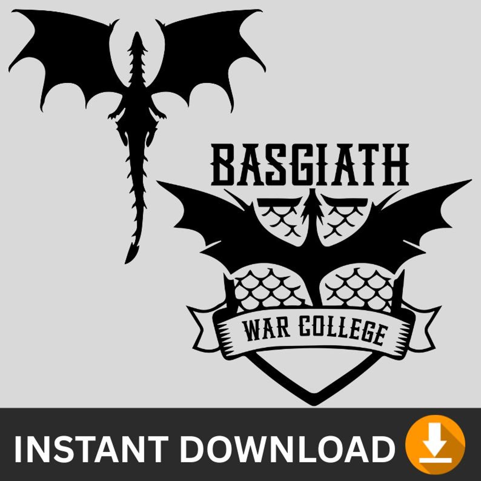 Basgiath War College SVG/PNG Bundle: Fourth Wing, Dragon, Iron Flame ...