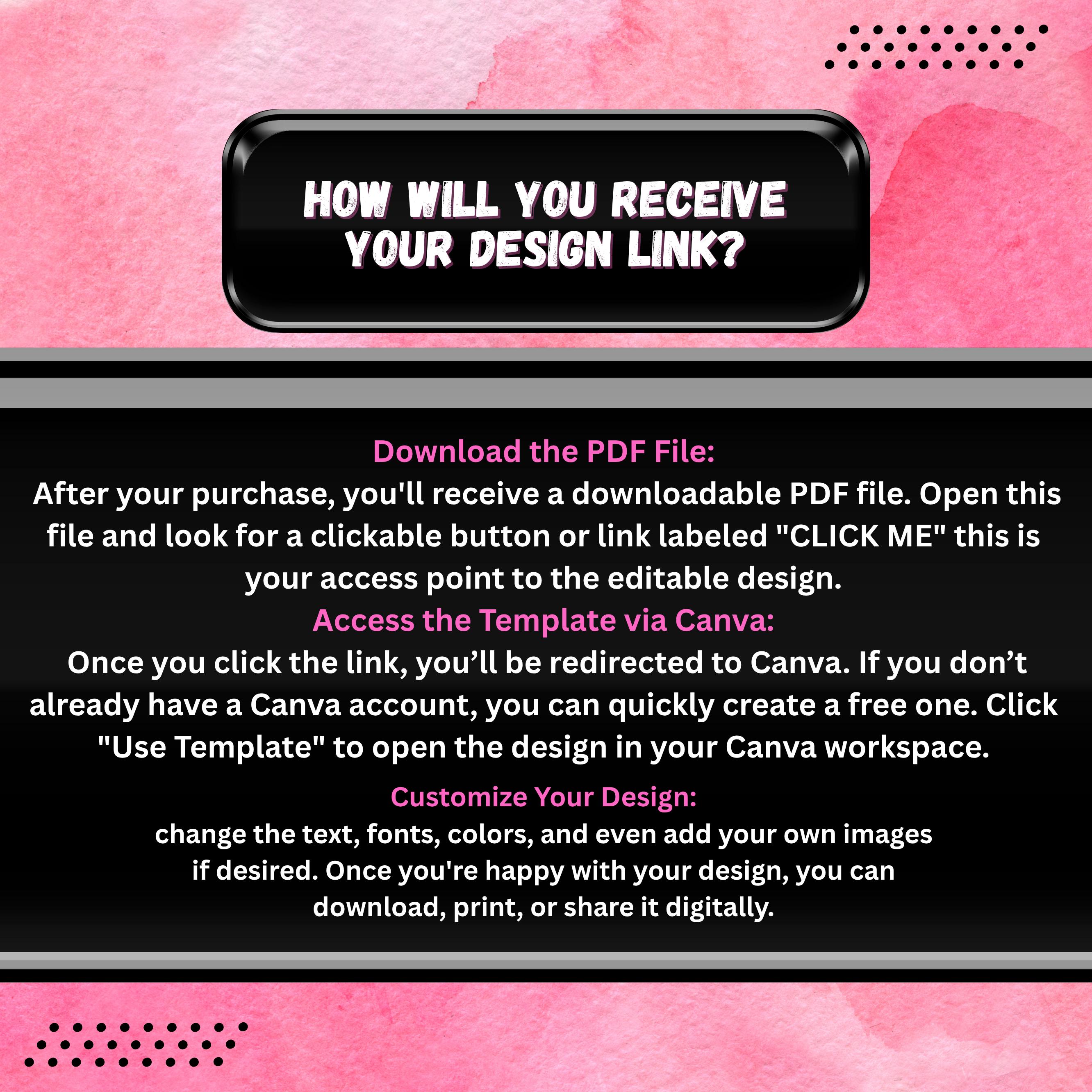 New Client Welcome Flyer: Hair, Lashes, Nails - Canva Template (digital ...