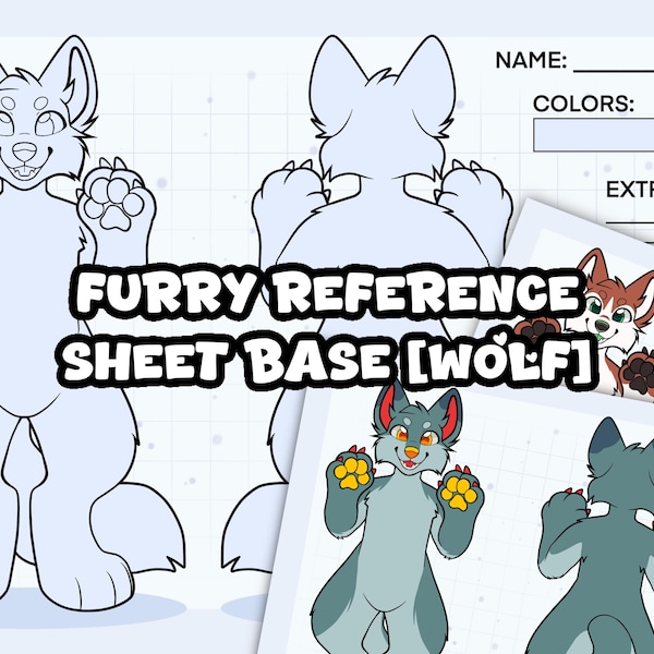 Fursuit Ref Sheets - Etsy