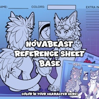 Hedgehog Reference Sheet Base - Etsy