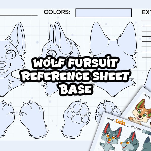 Furry Colouring Sheet - Etsy UK